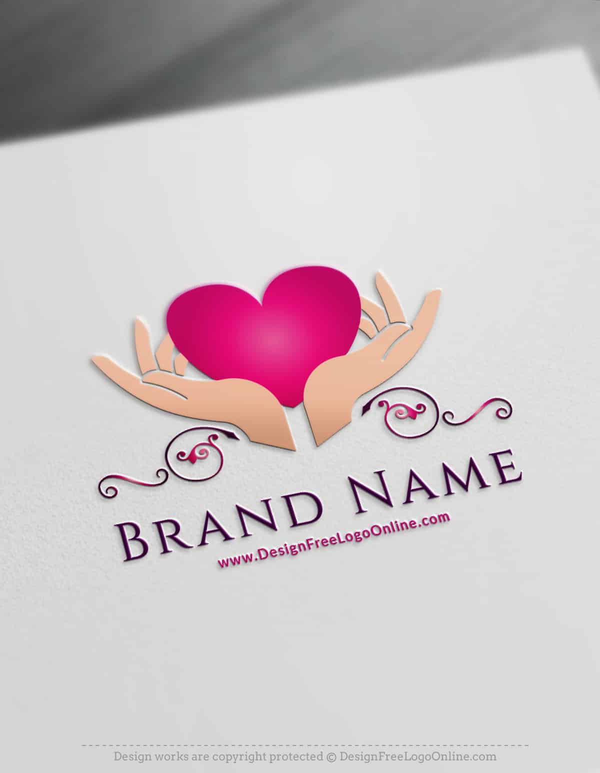 Helping Hands Heart Logo